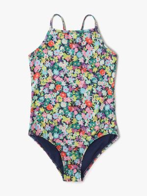Buy GAP Girls Multi-Color Shoulder Straps Swimsuit (6-7 Years) Online