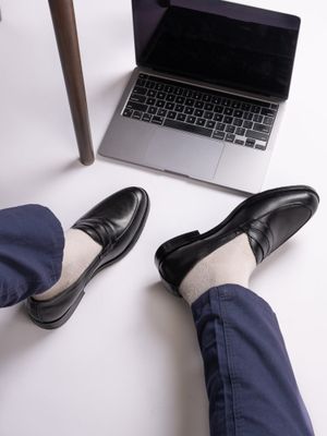 Buy La Botte Men Black Solid Formal Loafers (EURO 40) Online