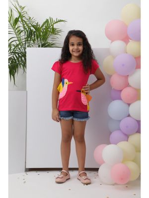 Buy Kiyo Miyo Pink Bird T-Shirt (2-3 Years) Online