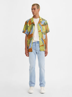 Buy Levi's Mens 501 Blue Regular Fit Jeans Online