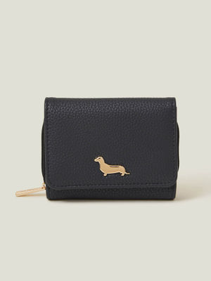 Buy Accessorize London Women'S Navy Blue Sausage Dog Wallet Online