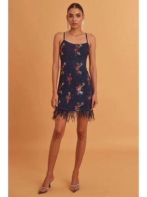 Buy Verb Navy Blue Suzi Mini Dress (M) Online