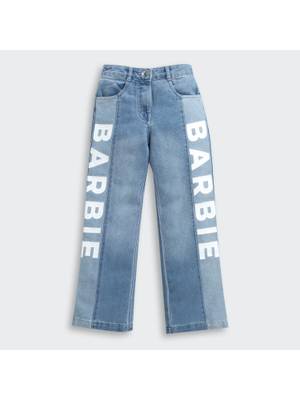 Buy TINY GIRL Barbie Light Blue Denim Jeans (4-5 Years) Online