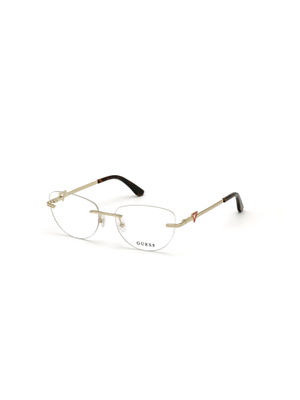 Guess Eyeglass Frames : Buy Guess Cat Eye Gold Eyeglasses GU2738 54 032 ...