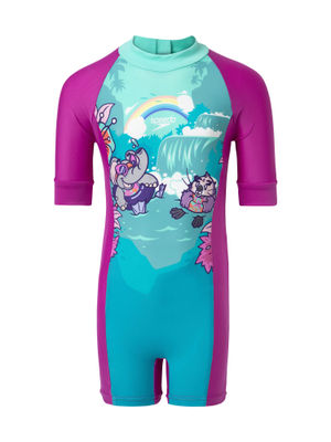 Buy Speedo Girls Endurance10 Essential All In One Legsuit - Green Diva ...