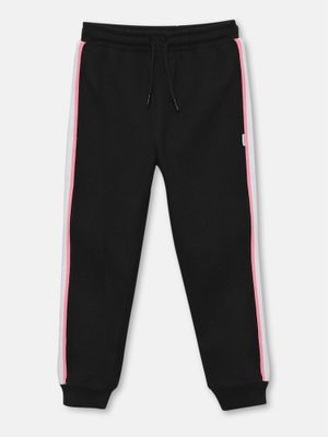 Buy mackly Girls Solid Winter Joggers Pants Black Online