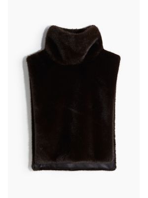 Buy H&M Fluffy Neck Warmer Scarf Brown Online