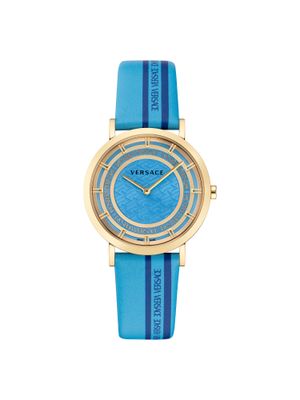 Buy Versace Analog Light Blue Dial Women Watch - Ve3M00222 Online