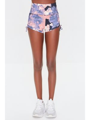Buy Forever 21 Abstract Multi-color Shorts Online
