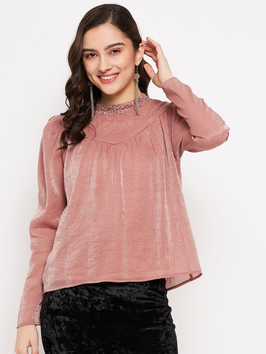 Buy High Neck Tops At Upto 80% Off | High Turtle Neck Tops For Women