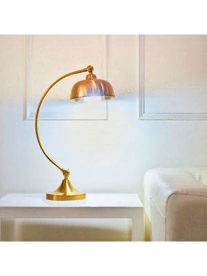 Buy CasaGold Antique Brass Finish Metal | Design Antique Study | Table ...