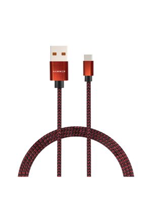 Buy HAMMER Unbreakable 3.1A Fast Charging Braided Type-C Cable ...