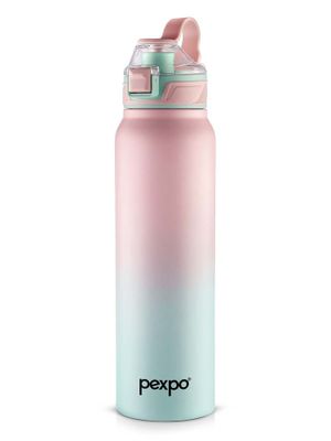Buy Pexpo Amaze Pink-Green Ombre Stainless Steel Vacuum Insulated Hot ...