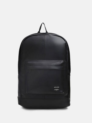 Buy Jack & Jones Men Solid Black Backpack Online