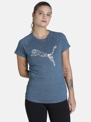 Buy Puma Run Logo Ss Tee W Online