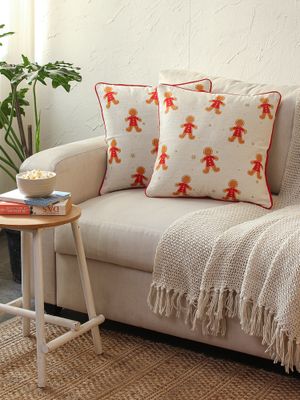 Buy House This Gingerbread Man Cushion Cover Multi Online