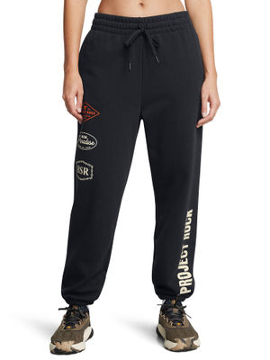 Buy Under Armour Black Project Rock Heavyweight Joggers (L) Online