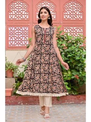 Hatheli Kurtas Kurtis and Tunics : Buy Hatheli Anti-black Hand Block ...