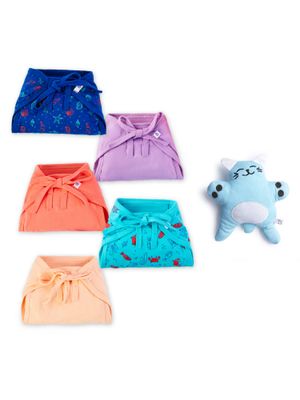 Buy Superbottoms BASIC Cotton Nappy Pure Cotton with Fabric Toy Online