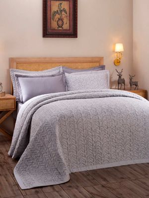 Buy Maspar Vintage Exotic Heritage Leafy Swirl 100 Gsm Cotton Quilted ...