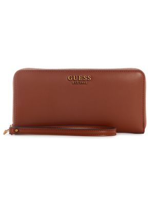 Guess Wallets : Buy Guess Brown Laurel Zip Around Wallet Online | Nykaa ...