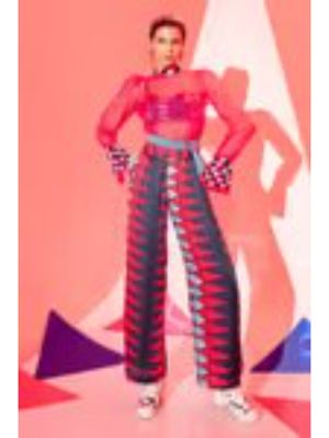 Esha Amiin Label Tops : Buy Esha Amiin Label Pink Organza Top Online ...