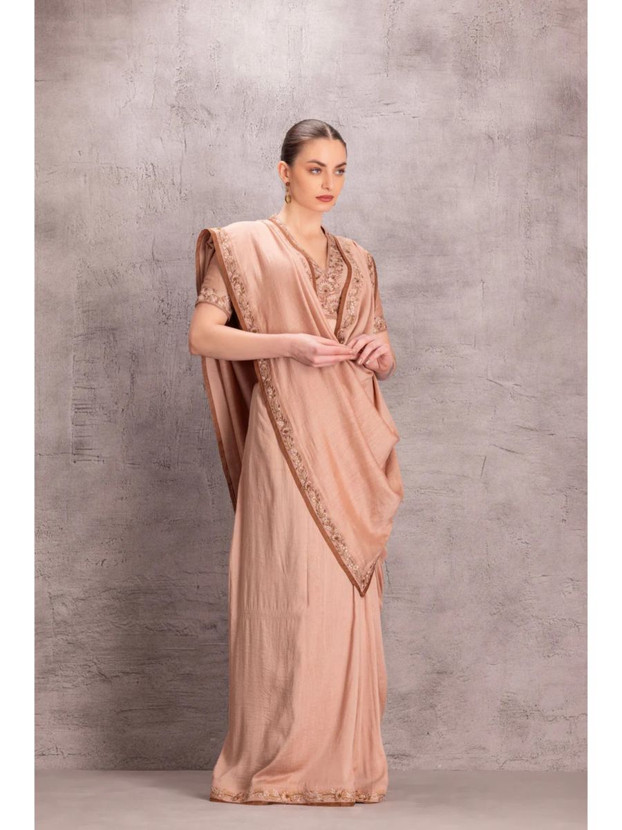 Buy Stylish Rose Gold Sarees Collection At Best Prices Online