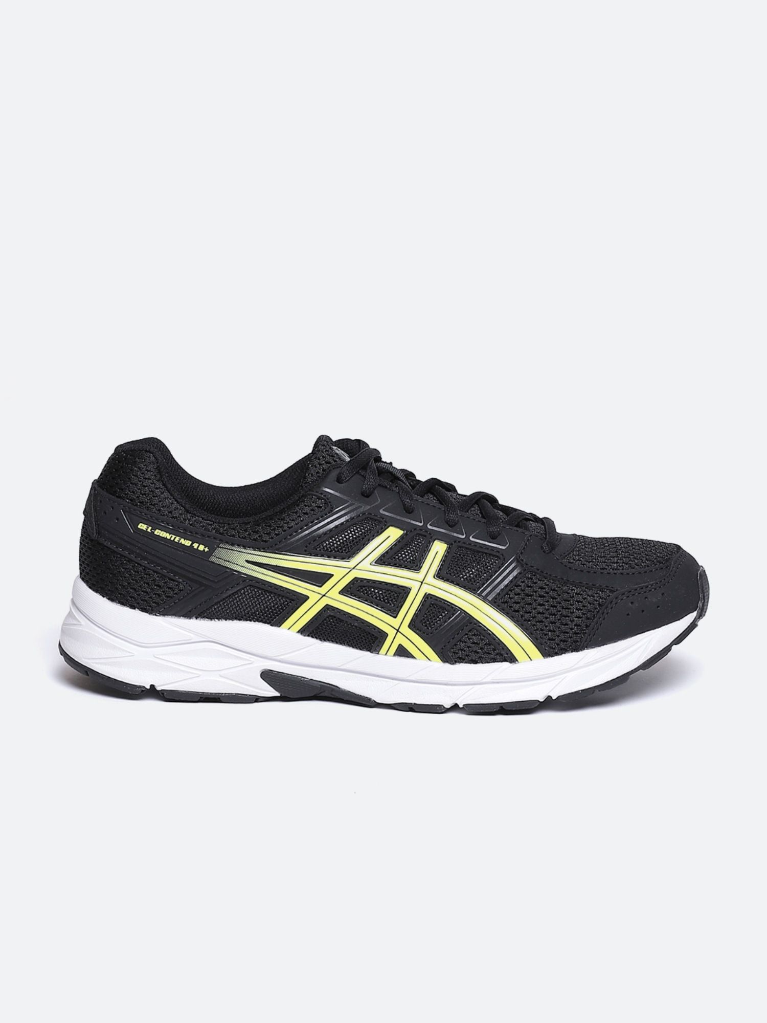 Buy ASICS Gel Contend 4b Plus Black Mens Standard Width Running Shoes Online