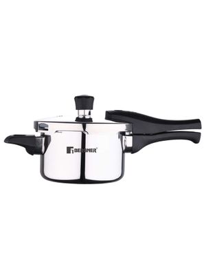 Buy Bergner Argent Elements Triply Stainless Steel Pressure Cooker With ...