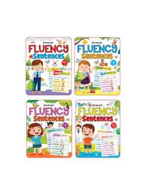 Buy Dreamland Fluency Sentences Books, 4 Books For Early Learning Book ...
