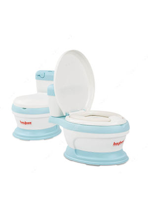 Buy BAYBEE Blue Plastic Gusto Western Toilet Potty Seat Online
