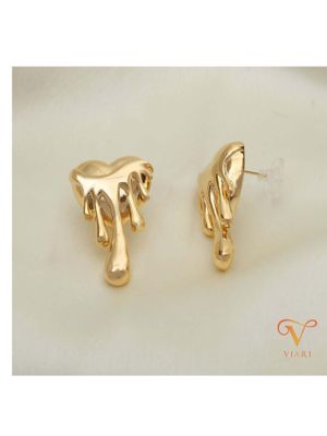 Buy Viari Accessories Drip Heart Studs Online
