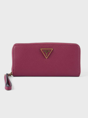 Buy Guess Downtown Chic Slog Large Zip Wallet - Purple Online