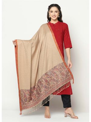 Buy La Vastraa Kani Woven Design Shawl With Tassels Online