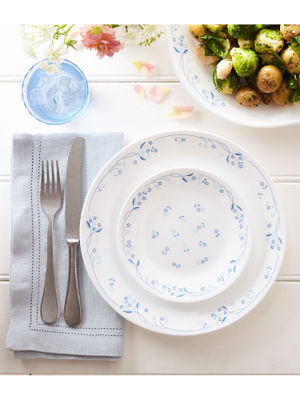 Corelle Dinnerware : Buy Corelle Livingware Provincial Blue 26cm Dinner ...