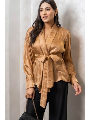 Buy Label Swish Gold Overlap Top (Set of 2) (XL) Online