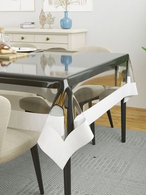Buy The Home Story Dining Table Cover Broad White Lace (4 Seater) Online