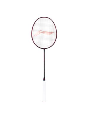Buy Li-Ning Wind Lite Stealth Strung Badminton Racquet (Black, Red 79 g ...