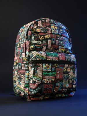 Buy The Souled Store Official DC: Vintage Pack Multi-Color Backpack Online