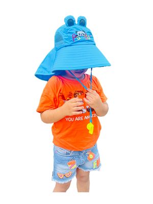 Buy Little Surprise Box Summer Hat with Attached Whistle Wide Neck Flap ...