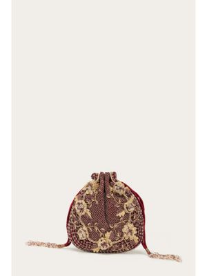 Buy DOUX AMOUR Ruby Gloria Potli (L) Online