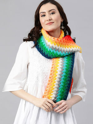 Buy Magic Needles Rainbow Scarf Online