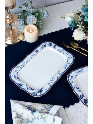 Buy Vigneto Midnight Blue Snack Platter (Set of 2) Online
