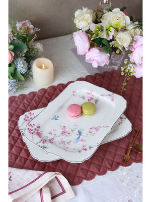 Buy Vigneto Orchid Bliss Snack Platter (Set of 2) Online