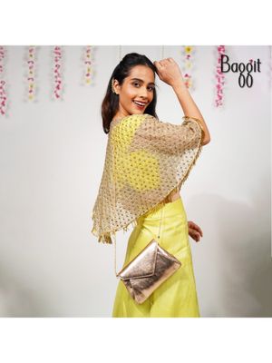 Buy Baggit Rhino Gold Clutch Online