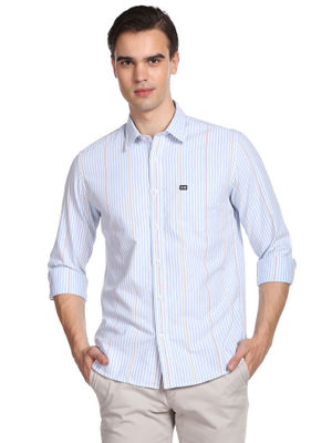 Buy Arrow Sports Vertical Stripe Slim Fit Casual Shirt Online