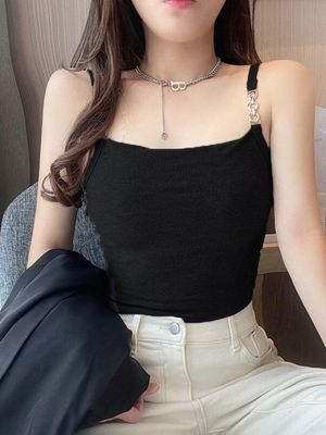 Buy Outzidr Black Party Top With Buckle Sleeve (S) Online