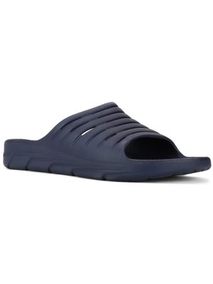 Buy Bata Solid Blue Sliders Online