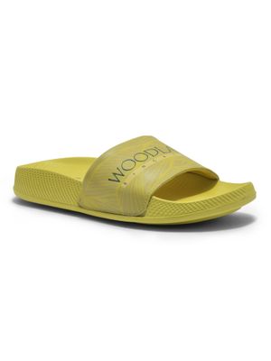 Buy WOODLAND Women's Yellow Sliders Online