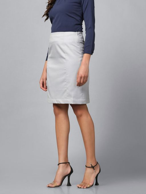 Buy Stylish Grey Formal Skirts Collection At Best Prices Online